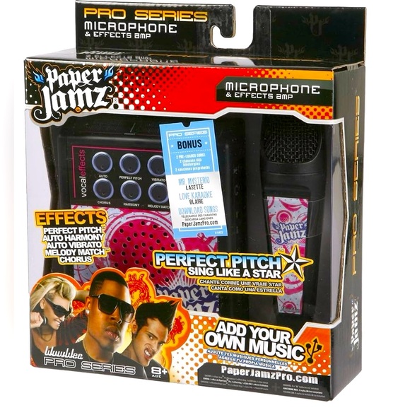 WowWee | Toys | Nwt Nib Wowwee Paper Jamz Pro Mic Series Microphone ...